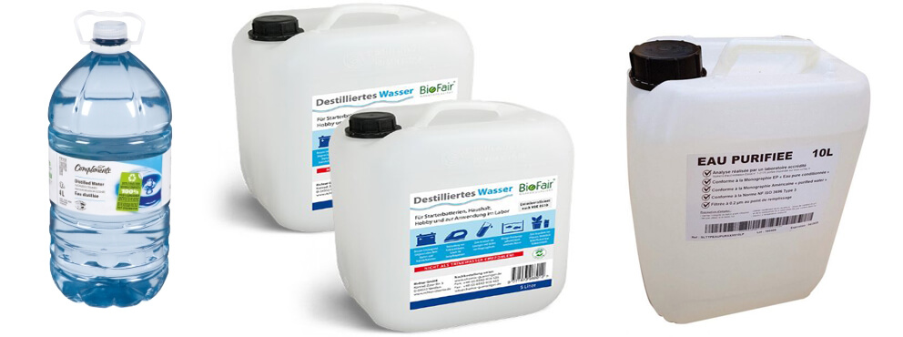 Eau distillée Tunisie | Eau stérile | Eau déminéralisée - SMS Bio